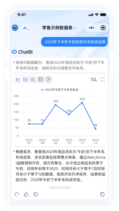 腾讯云BI智能助手ChatBI
